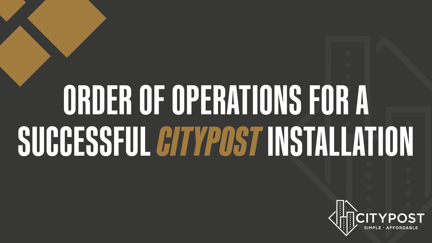 Installation – CityPost Cable Railing