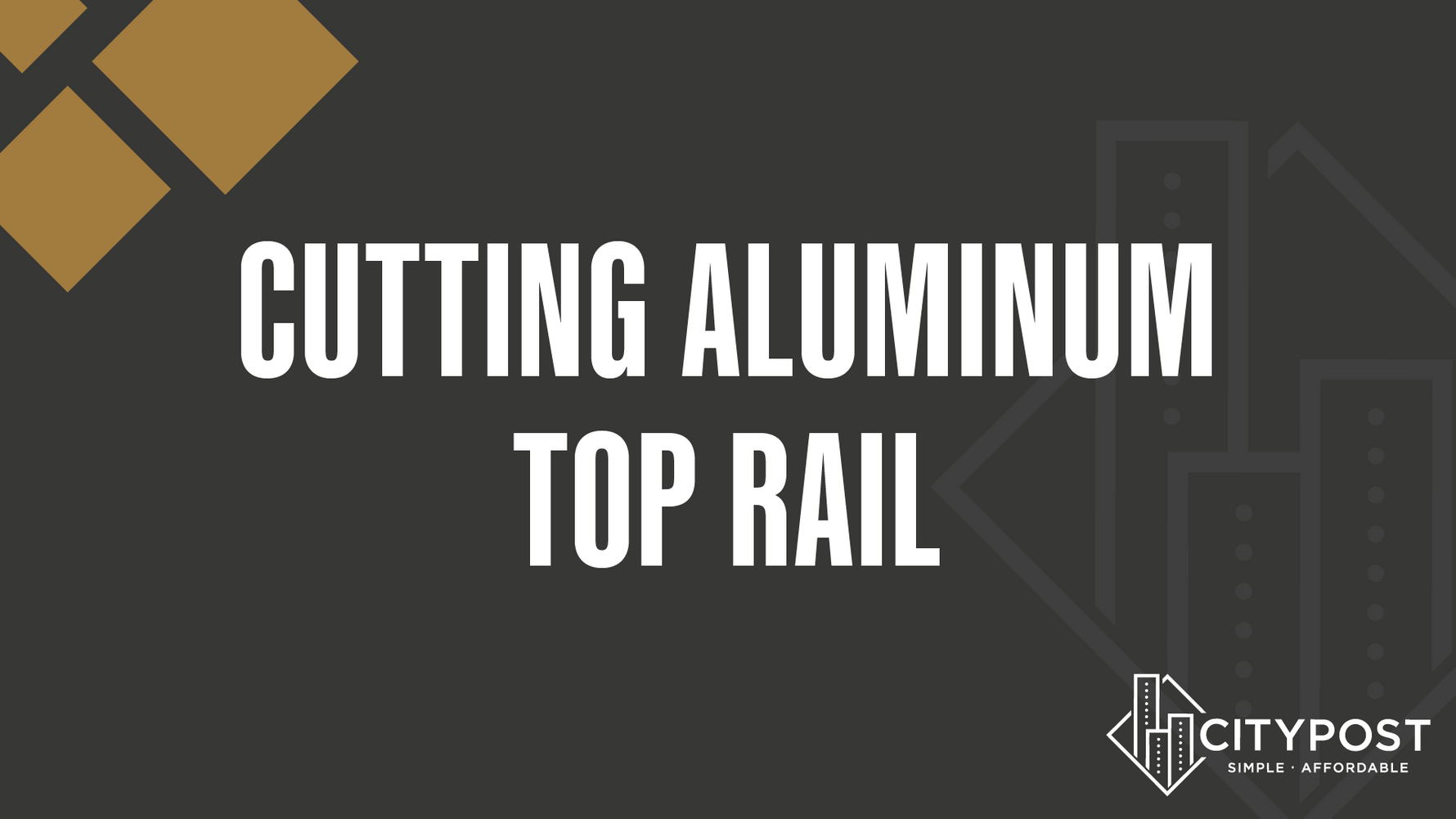 Installation – CityPost Cable Railing