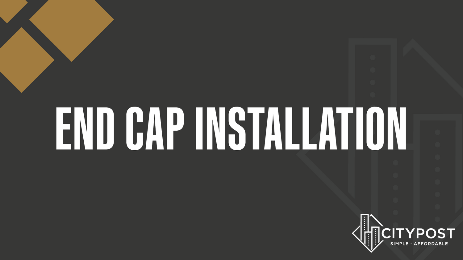 Installation – CityPost Cable Railing