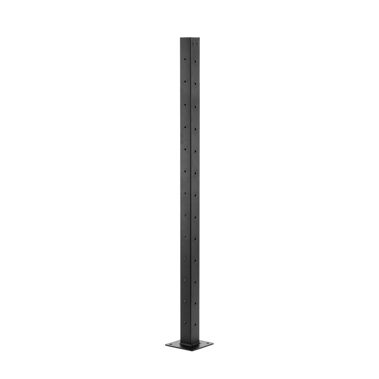 42", Base Mount, Corner, Zinc Post, Bronze – CityPost Cable Railing