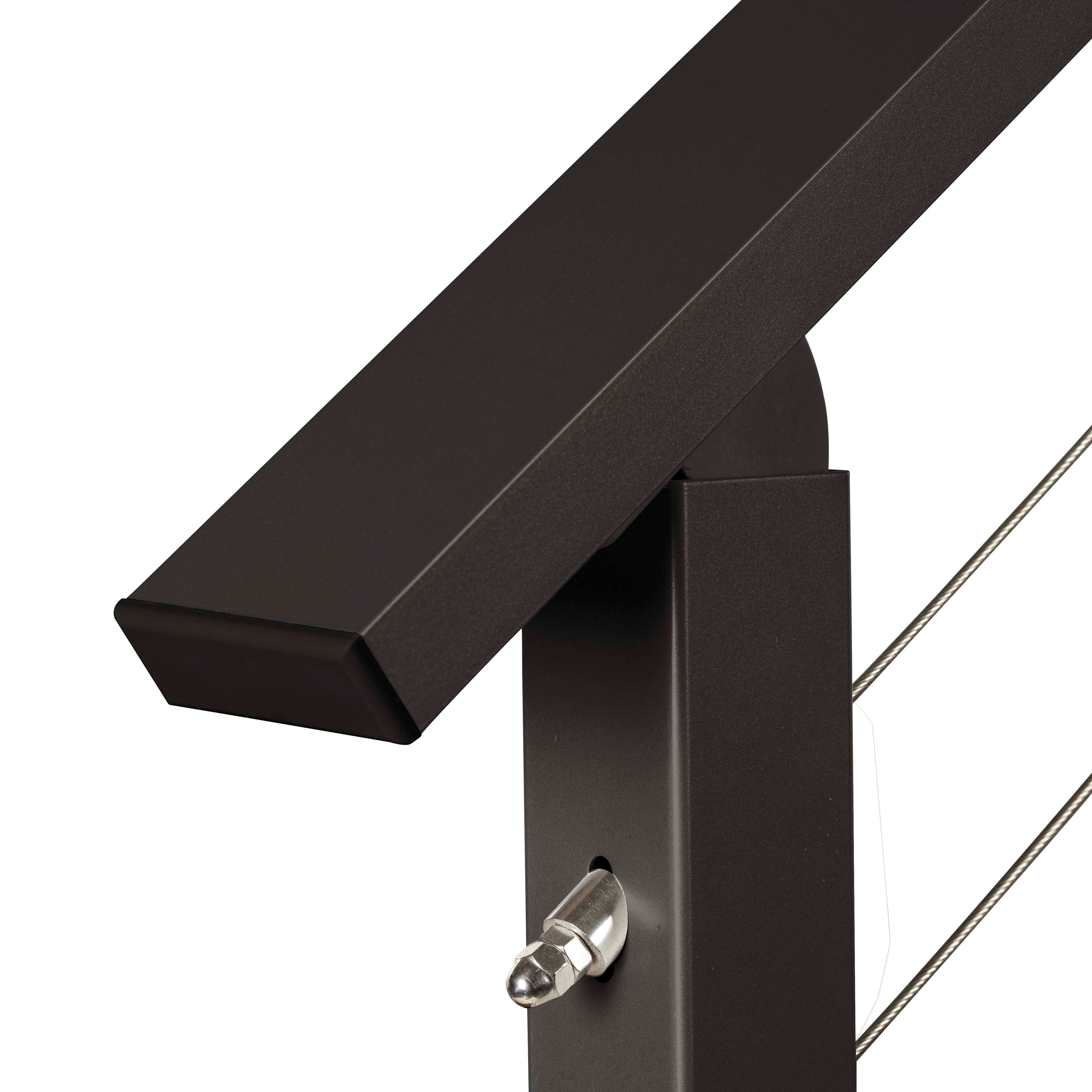 24 ft. Stair Cable Railing in Bronze – CityPost Cable Railing